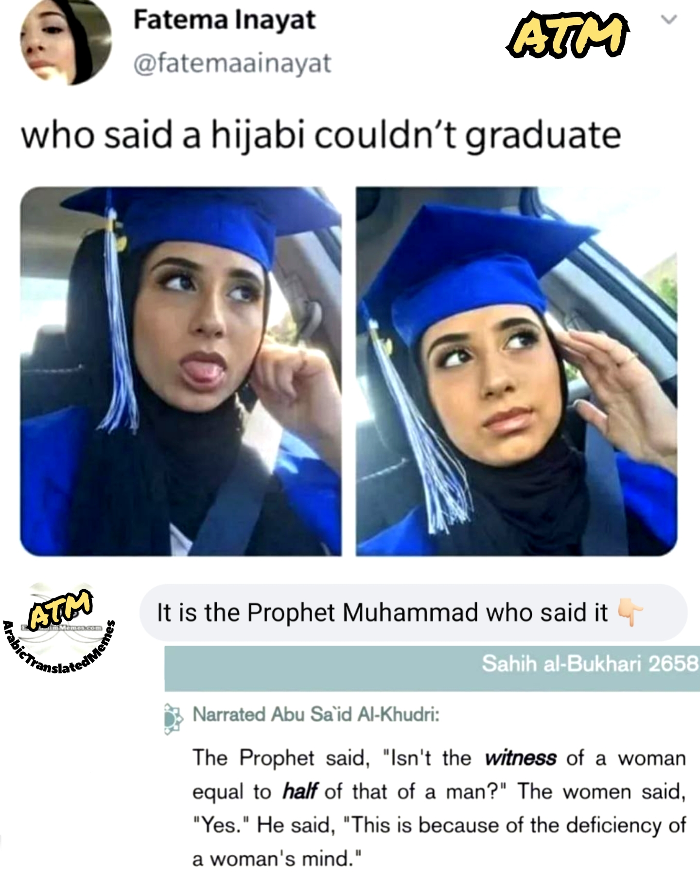 Reason #13: Women’s Intellect according to Quran and Hadith – ExMuslim ...